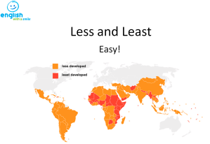 Less and Least – Easy! With video and quiz – English with a Smile