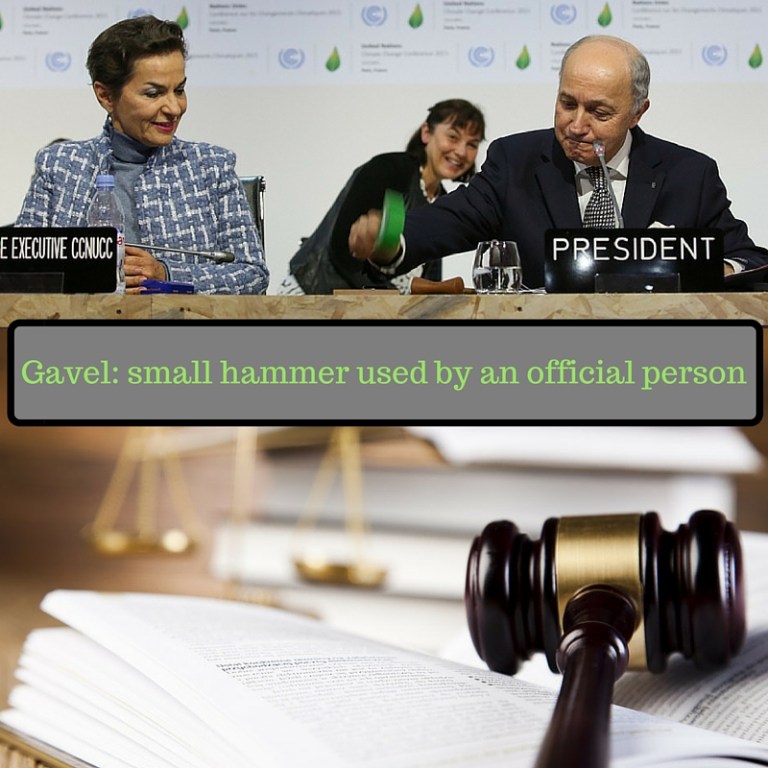 Word to the Wise: gavel – English with a Smile